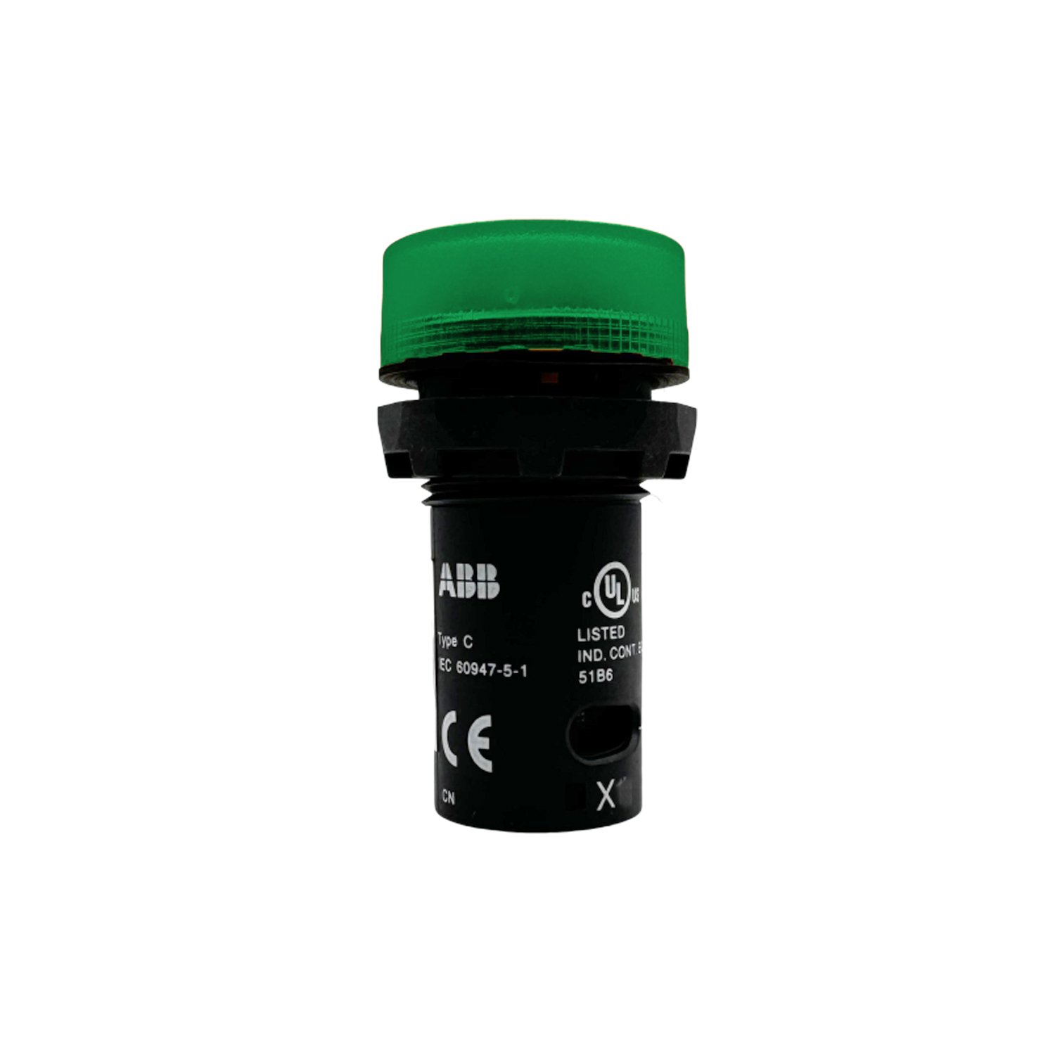 Sinaleiro C/ Led 24 Vca/Vcc Integrado Verde Cl-502G Abb - Top Master